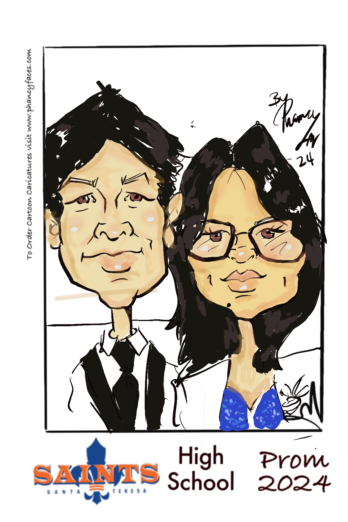 Caricatures Minneapolis, MN Phancy Face Painting & Party Entertainment